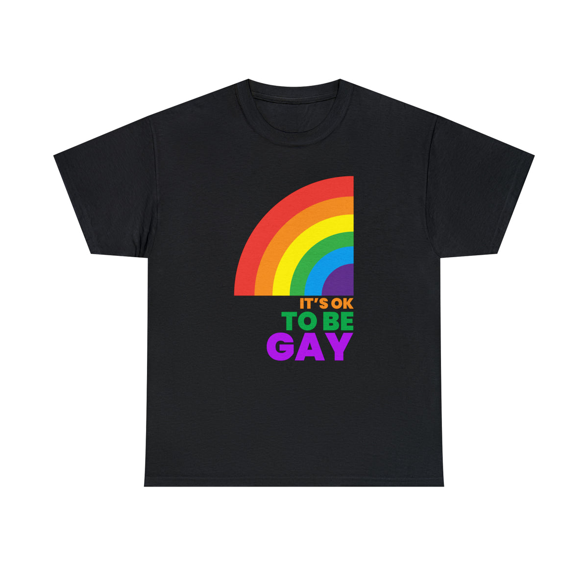 It's OK to Be Gay Equality LGBTQ Pride Rainbow Lesbian Gay Womens Plus ...