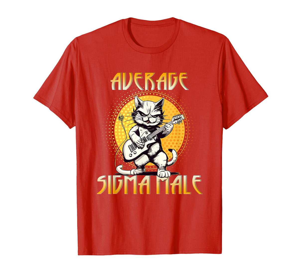 Average Sigma Male Meme Shirt Funny Cool Sigma Cat Meme T-Shirt – Fire ...