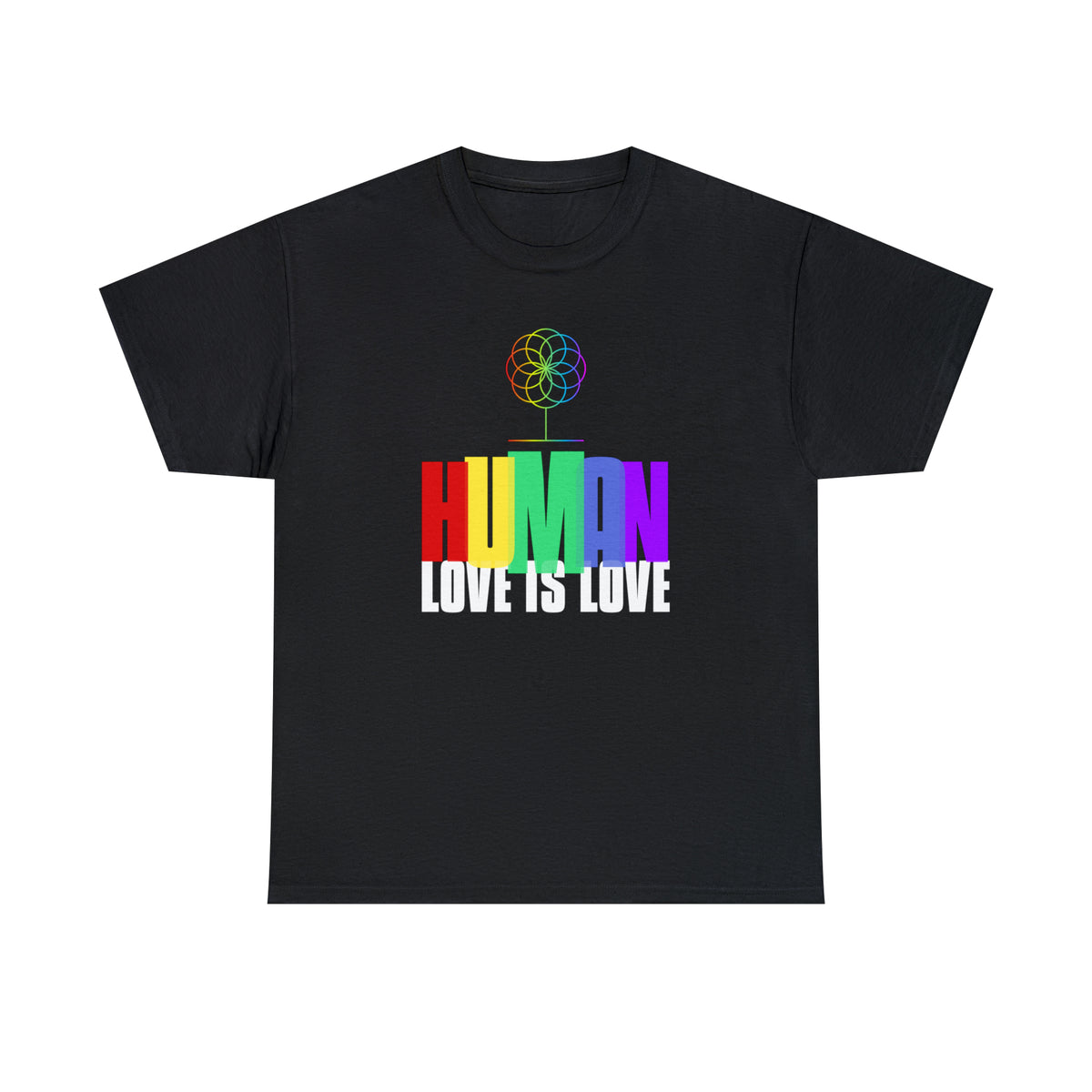 LGBTQ Human Rainbow Shirt Lesbian Gay Pride Shirt Rainbow Plus Size ...